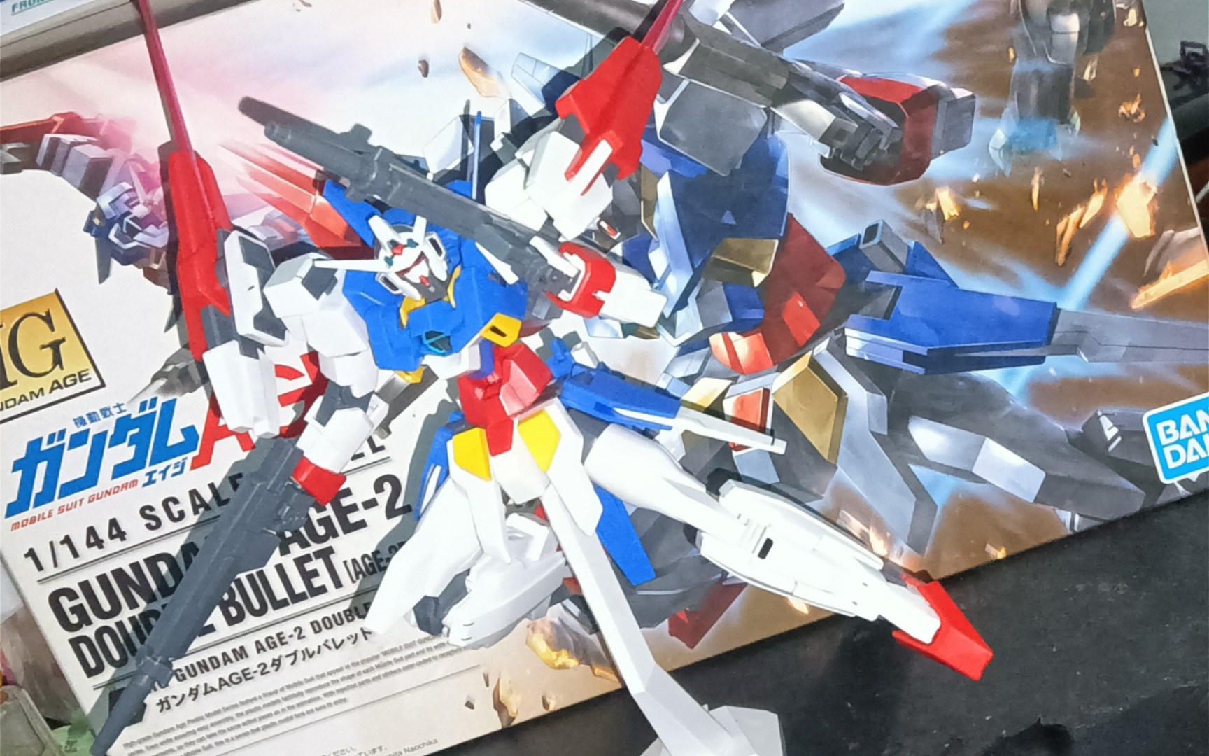 HG高达模型!AGE-2,双枪型,动作展示!