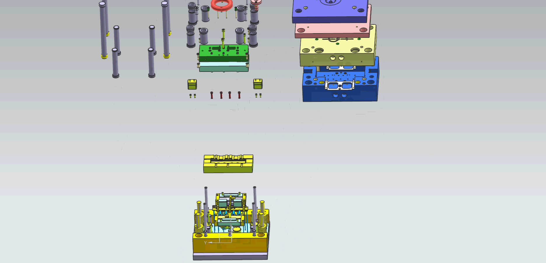 UG实战营组装模具动画爆炸视频4