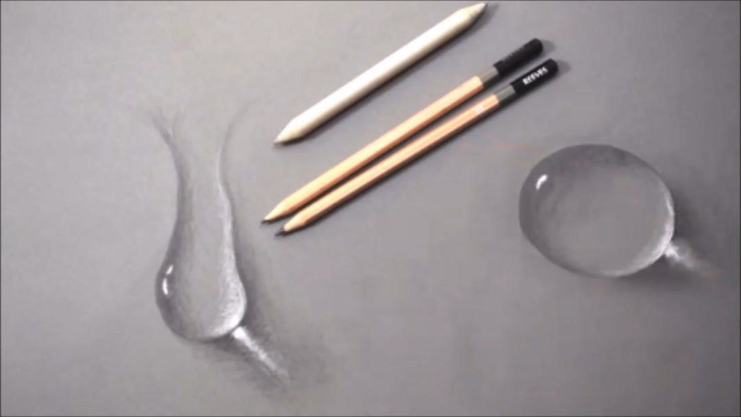 铅笔画 如何用笔在纸上画水珠