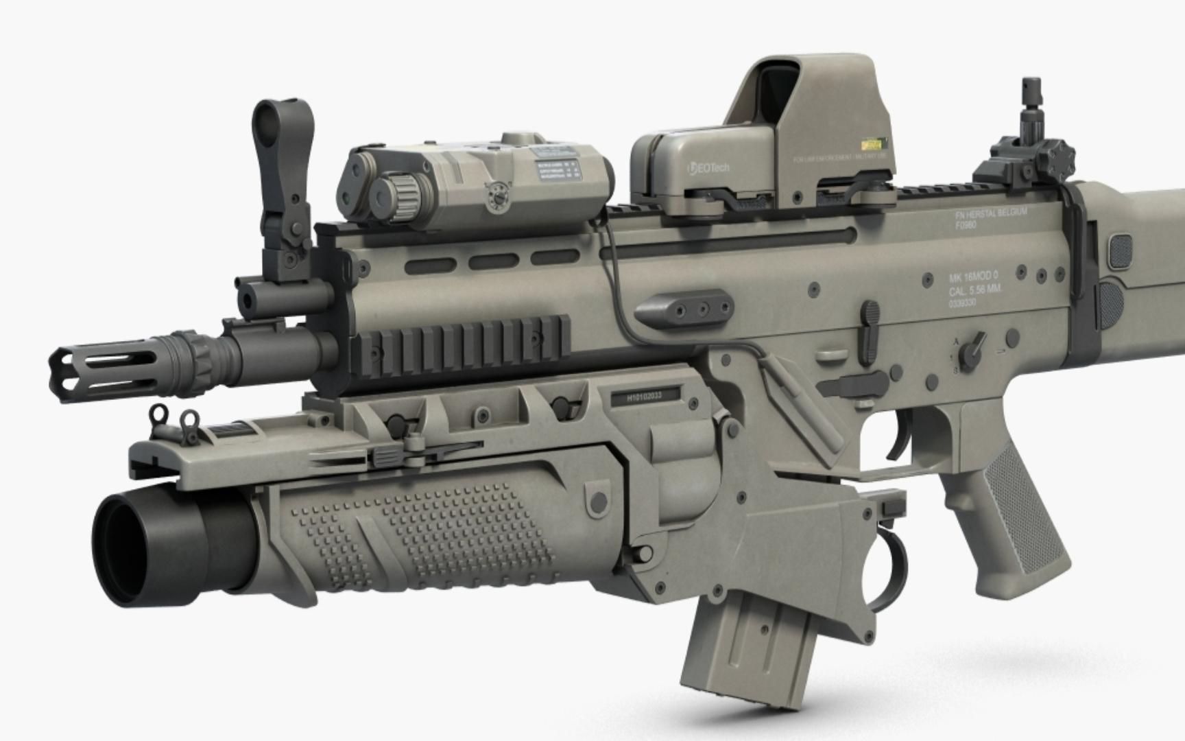 3dmax小白教程,枪械建模全流程