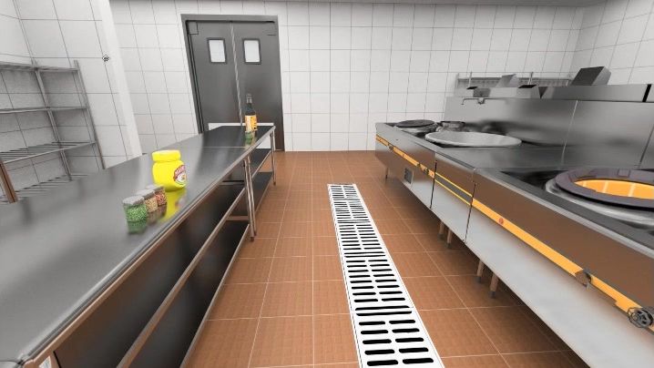 大型员工食堂后厨设计VR全景效果!