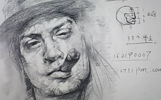 素描教程-最近画了一些人头(总之很久不传视频了,顺便安利一些歌)