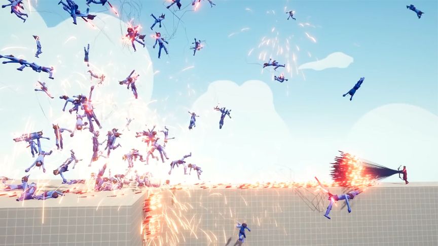 全面战争模拟器:100个狼人对战神之兵种,谁更强呢?