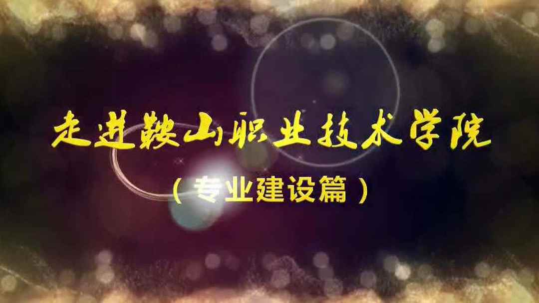 鞍山职业技术学院 专业建设篇