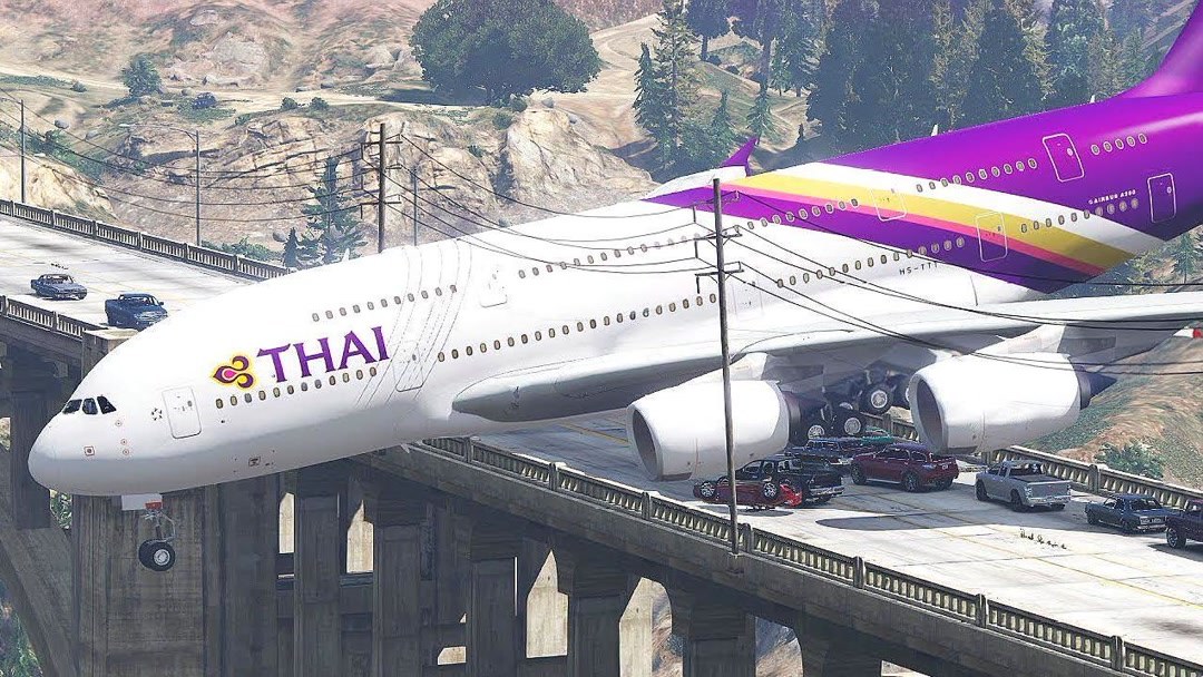 模拟飞行-空中客车空客a380紧急迫降桥梁