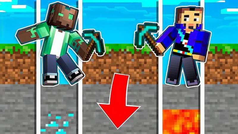 我的世界:罕见的大峡谷,跳下去又遇到怪物攻击?