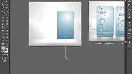 AI视频教程_AI教程_AI实例教程_海报设计篇_质感名片