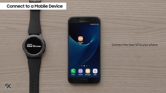 三星GEAR S3——如何连接到移动设备!