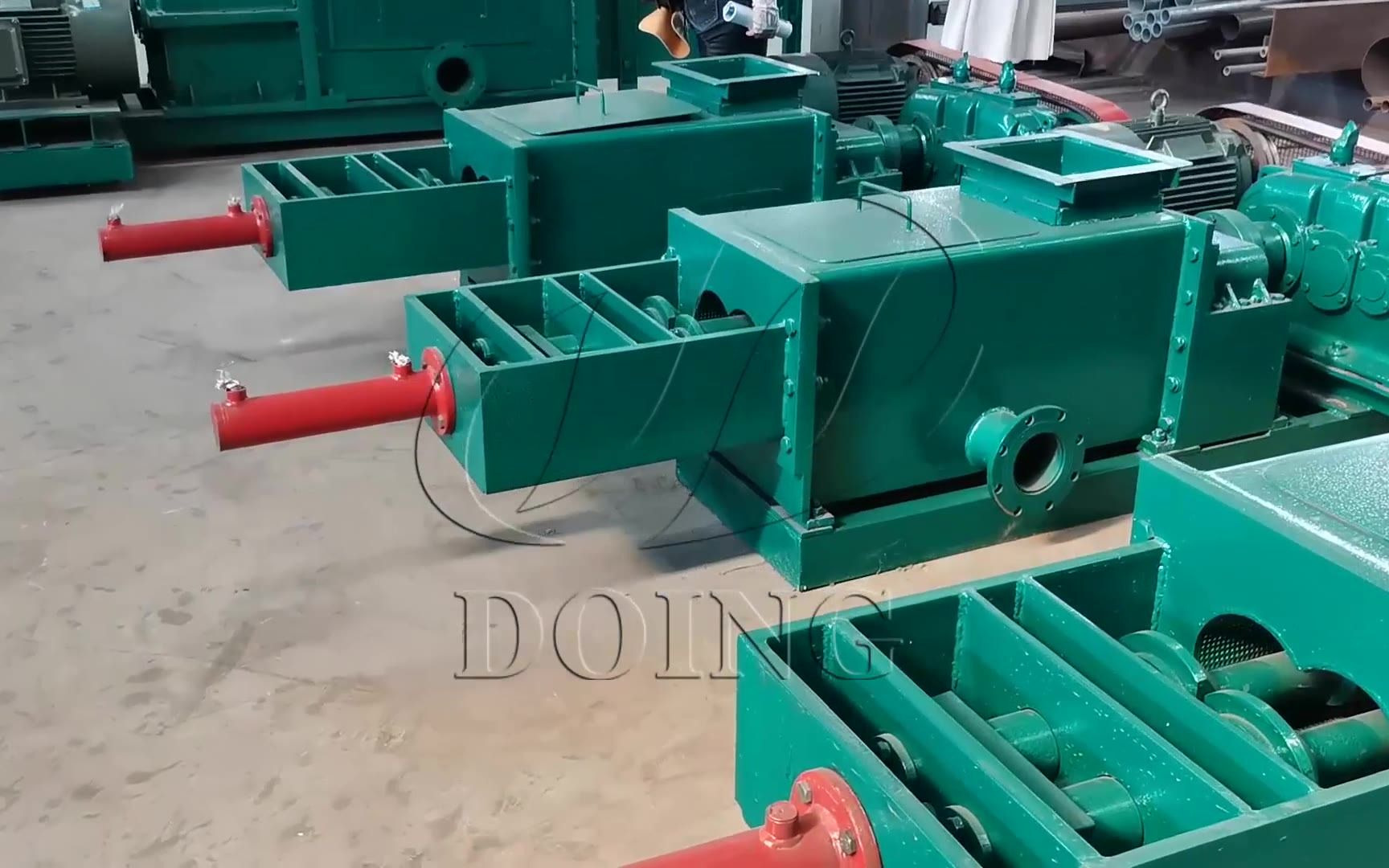 双螺旋棕榈油榨油机细节展示 工厂榨油机实景展示