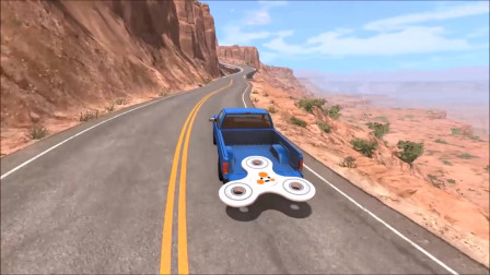 车祸模拟:超载卡车故障和碰撞车祸事故