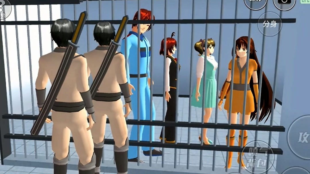 樱花模拟器:心上人被抓,学长单枪匹马独闯黑帮老营