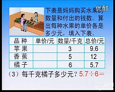 ...小数除以整数【王学其】(江苏省优质教学资源课堂教学示范-模拟教学)