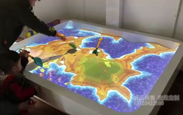 AR沙盘 魔幻沙桌 投影互动 数字沙盘 流水互动 地质沙盘 新媒体艺术