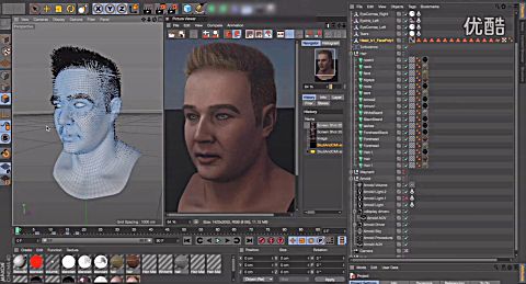 C4D角色面部毛发制作训练视频教程