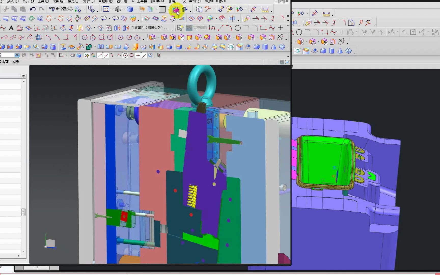 UG模具设计斜行位结构