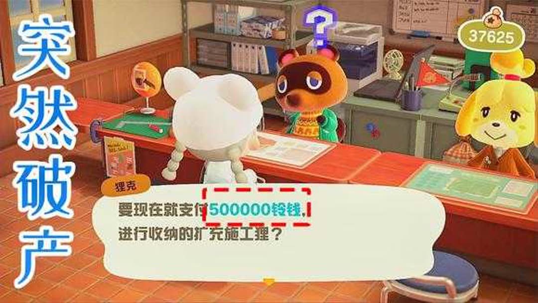 动物森友会:版本更新,收纳终于扩充了,只是这价格我承受不起