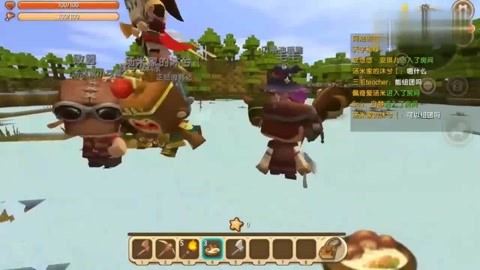 迷你世界生存 挖矿大比拼,赢了送胖哒皮肤