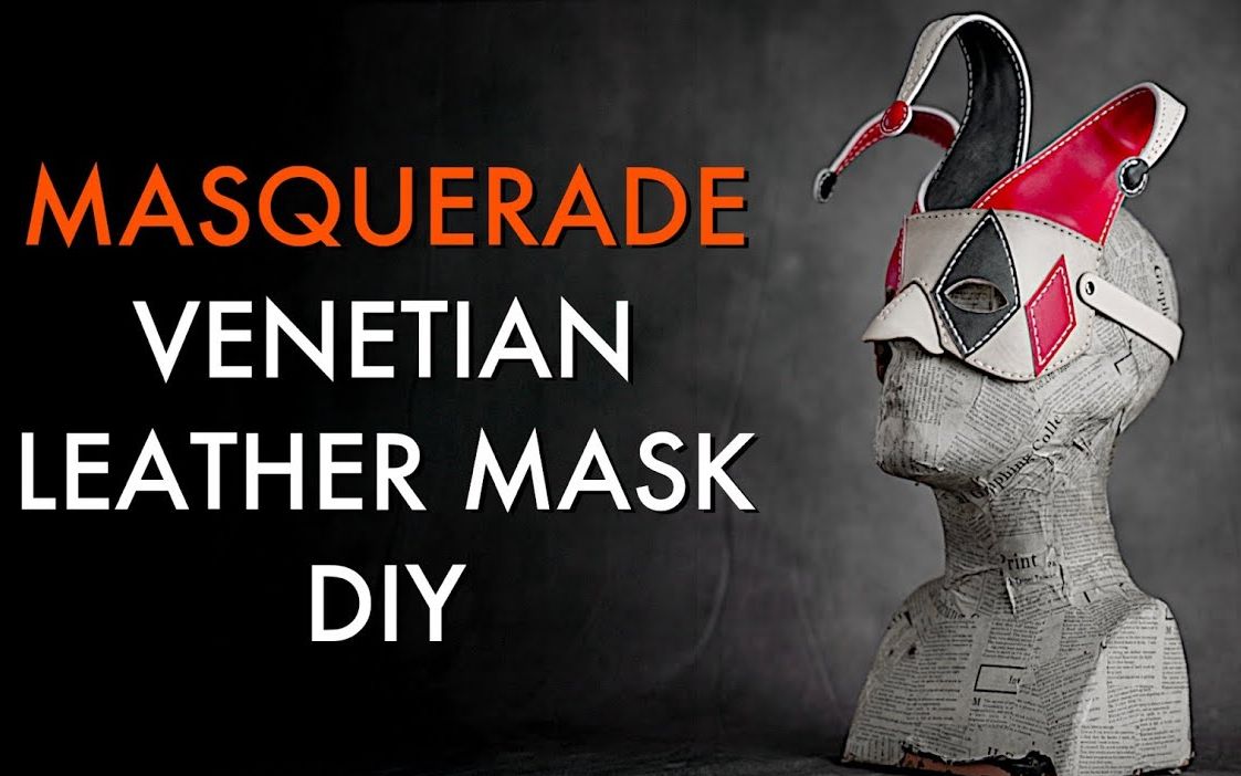 制作威尼斯化装舞会面具 - PDF 模式和教程视频 / Venetian Mask - ...