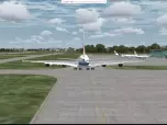 FSX 国航空客A380香港深圳手动起飞降落 模拟飞行10