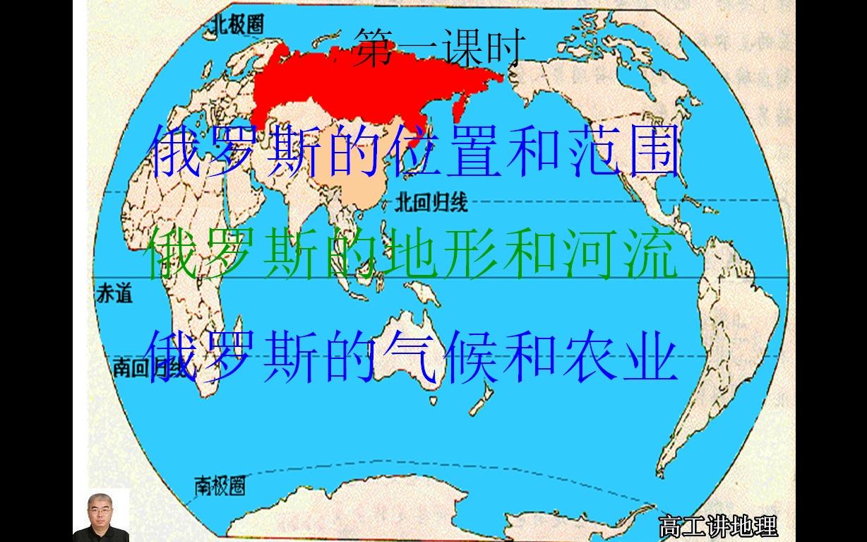高工讲地理七年级(初一)下册第七章我们临近的地区和国家第四节...