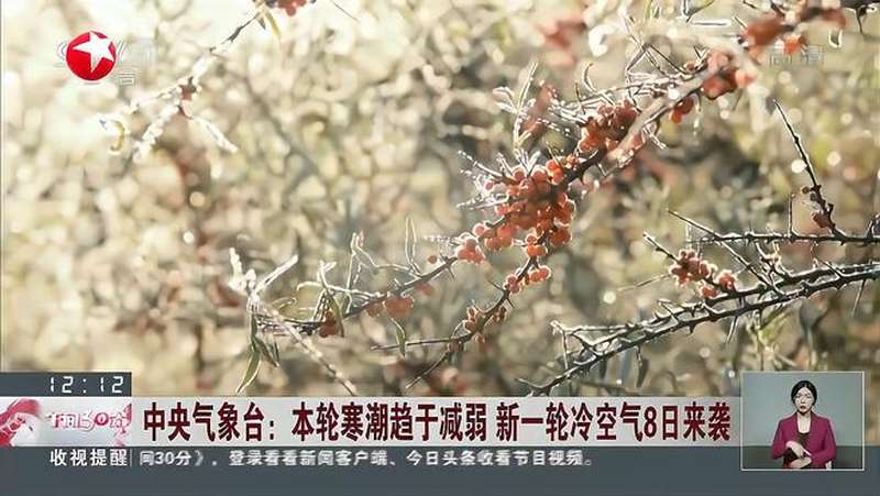 中央气象台:新一轮冷空气8日来袭