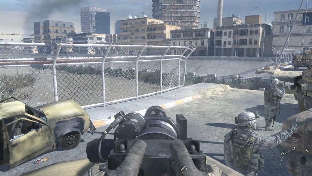 《使命召唤6:现代战争2》1:这画质加上这场面,警匪枪战片一样