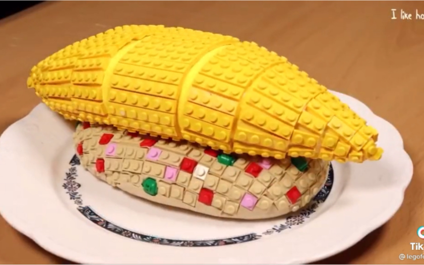 乐高做美食 定格动画