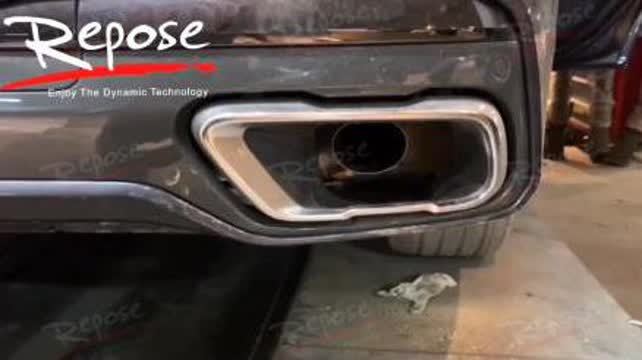 宝马X7 3.0T Repose中尾段阀门款智能排气 原车sport运动模式按键...