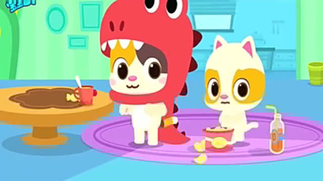 宝宝巴士儿童动画-看动画中途去上厕所的熊宝宝,妈妈要气乐了哈