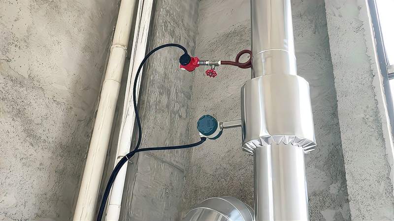又一福建重点食品厂安装厦门嵘创蒸汽流量计