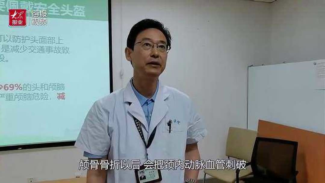 正确佩戴头盔可减少近80%严重颅脑损伤风险!专家解读“头盔为谁而...