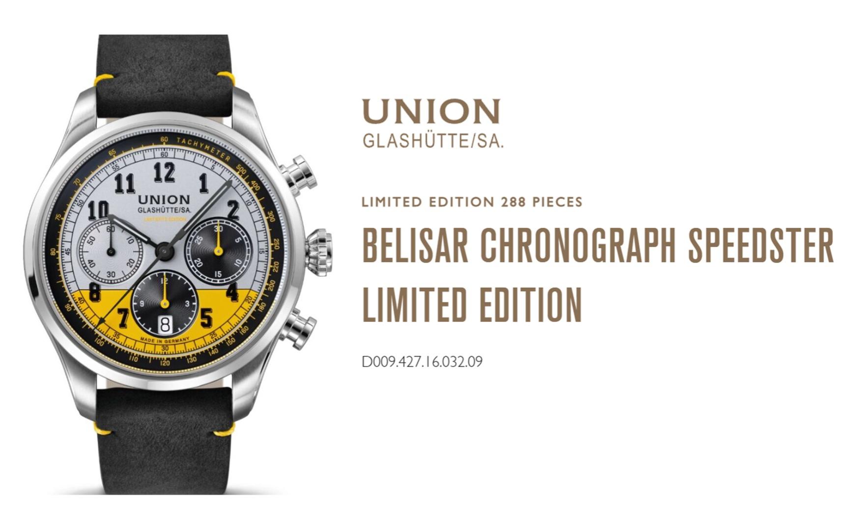 “摩登黄”的复古风尚:宇联贝利士2022限量计时腕表 UNION ...