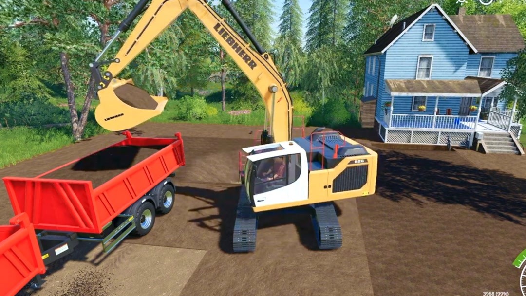 孩子们爱玩的挖掘机挖土运输视频,工程车驾驶模拟器游戏