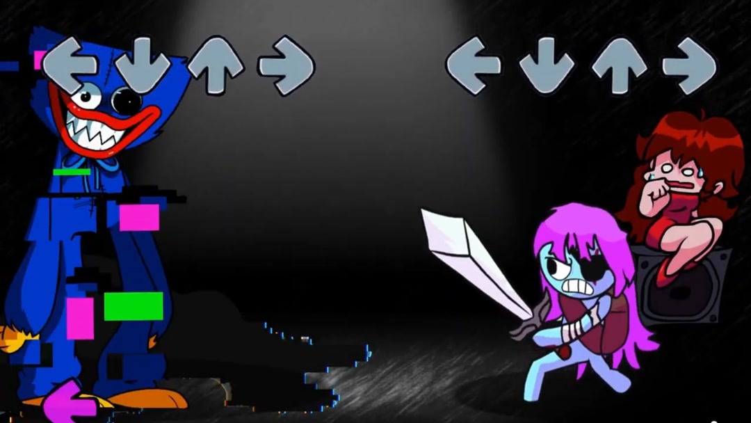 周五夜放克:波比的游戏时间模组,Pibby对战错误化Huggy