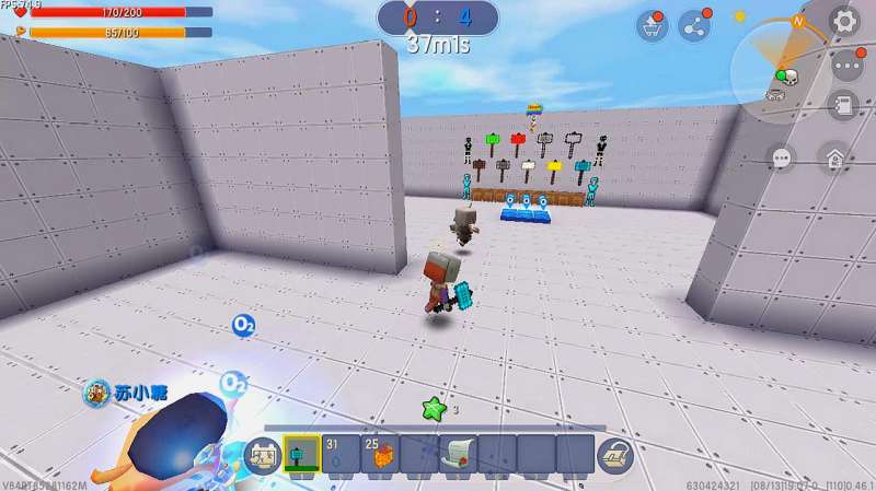 迷你世界:小伙伴有高级锤子很得瑟,奥特曼都不敢招惹小伙伴