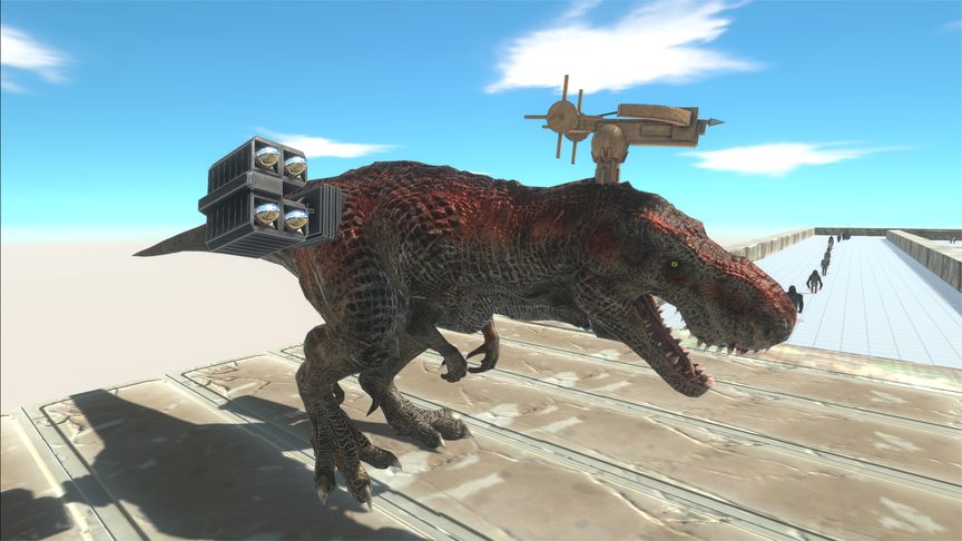 动物战争模拟器:霸王龙大杀四方