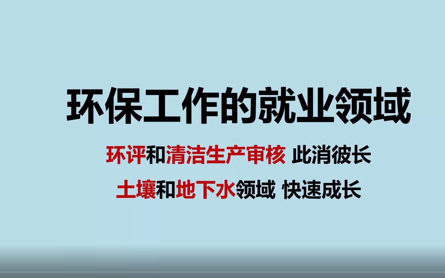 3 环保领域工作新方向 (清洁生产审核专家 李海华教授 在线课堂录屏)