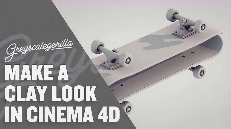 C4D滑板车建模视频教程-瀚森拓