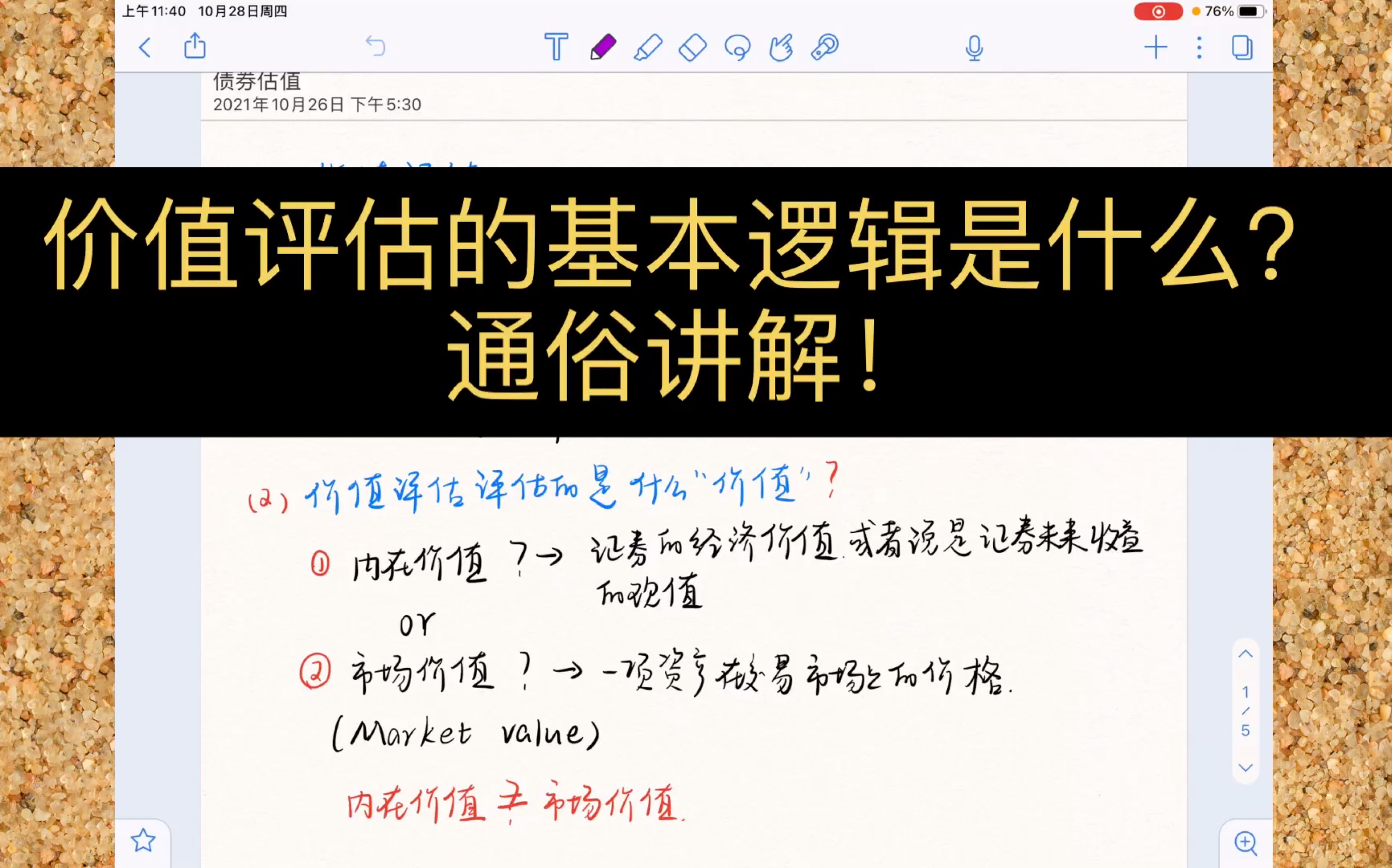 CPA 财管|价值评估的基本逻辑,是学习债券、股票估值的铺垫知识～