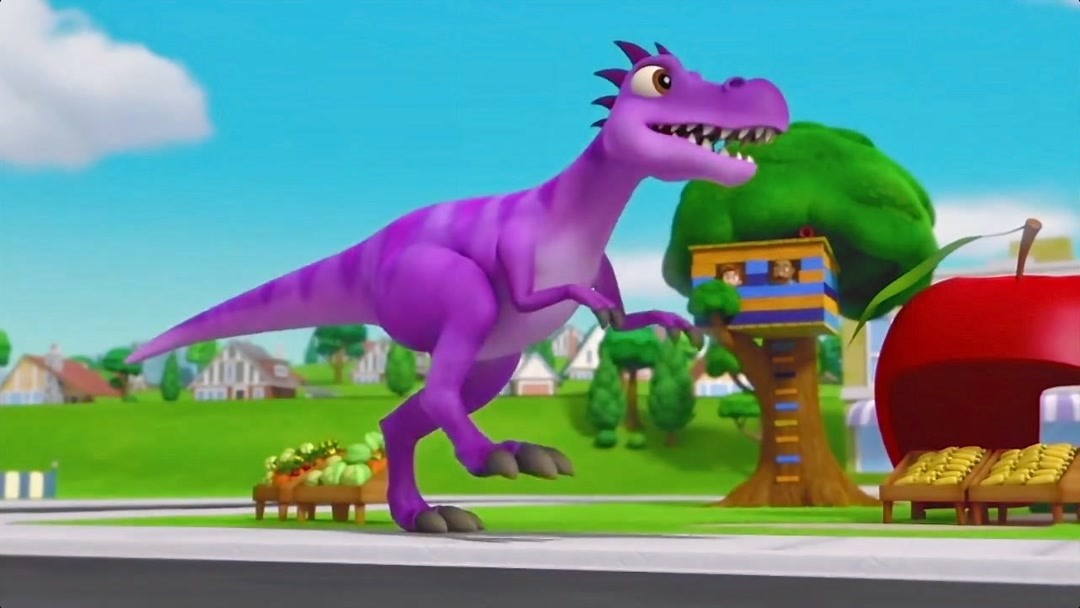 汪汪队立大功:恐龙慢街跑,大家都很慌张,汪汪队快来拯救世界