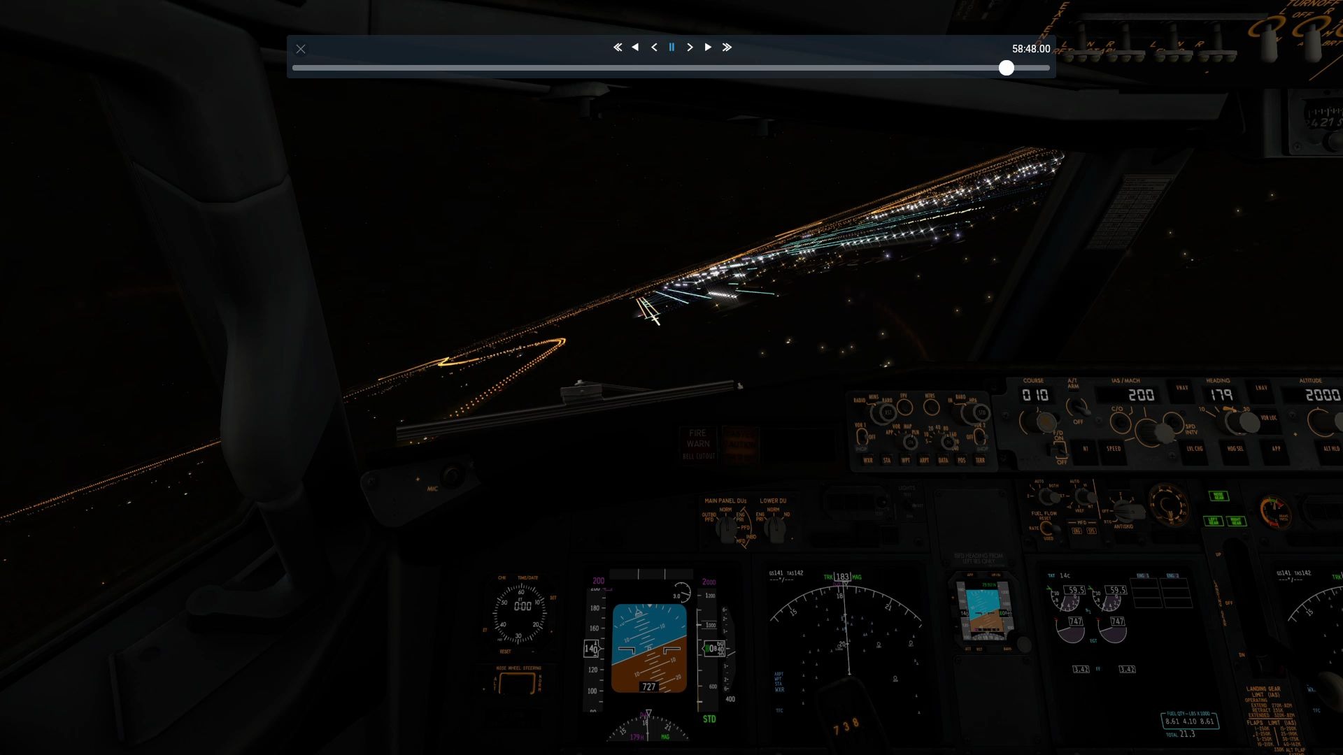 【Xplane11】大风天降落北京机场