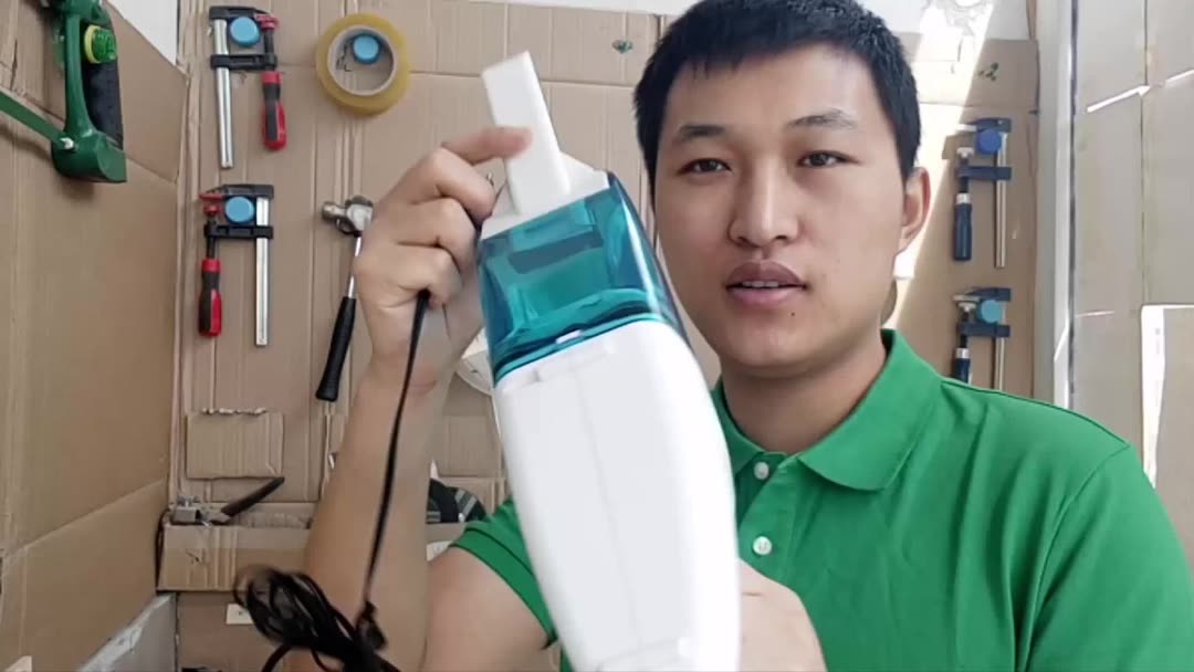 拆卸过程,车载吸尘器内部原来东西这么少!