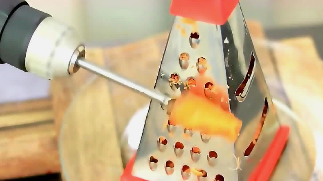 用了这么多年手电钻,没想到还可以这么用,效果真是出乎想象