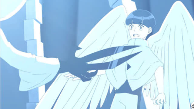 讽刺教育动画,12岁男孩长出一双翅膀,大人看见后却掏出了一把剪刀