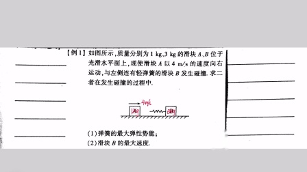专题15《动量守恒在弹簧问题中的应用》