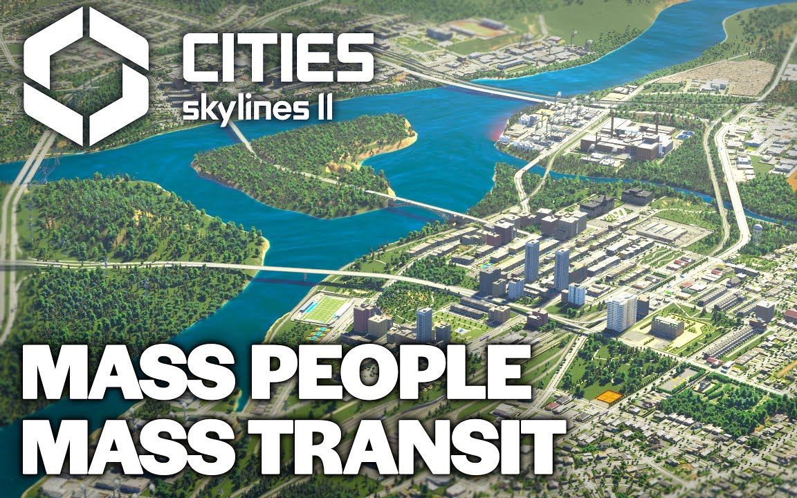 【两块二】公共交通 #都市天际线2# Mass Transit for the Masses