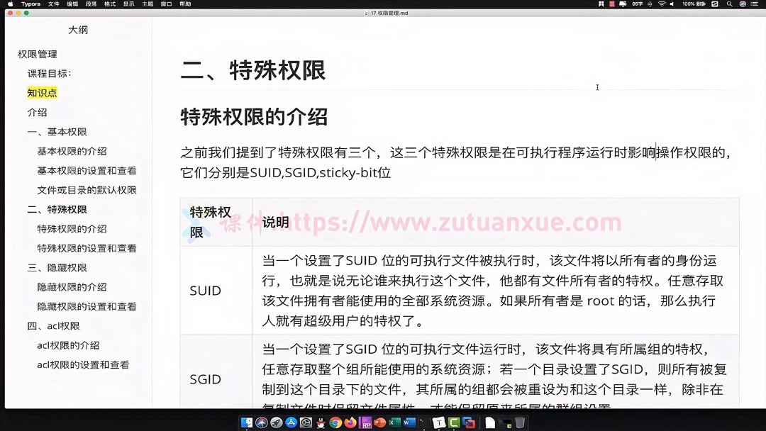 22 权限管理-特殊权限和隐藏权限