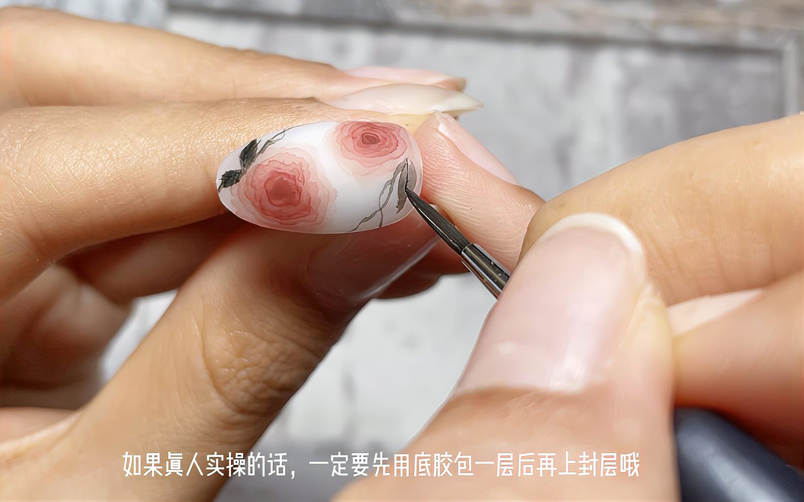 复古水彩玫瑰,超简单易学的画法来啦