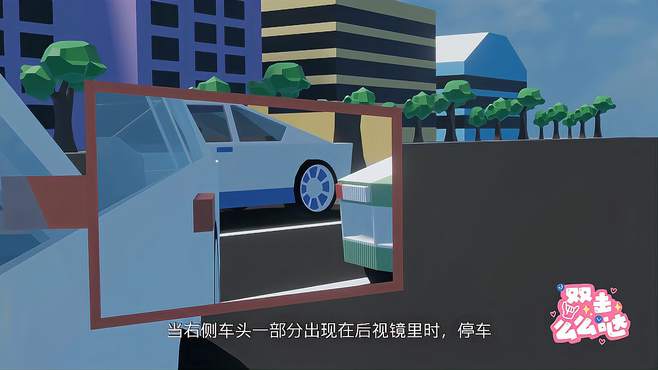 倒车入库,动画动作分解,开车新手必看