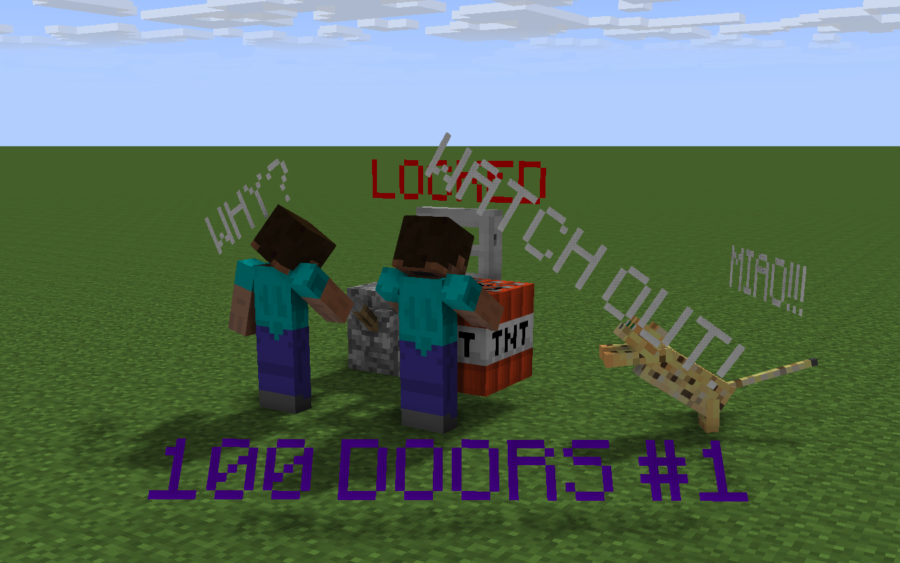 【MC】睿智解谜 网易地图“100道门”——论【gamemode 1】的...